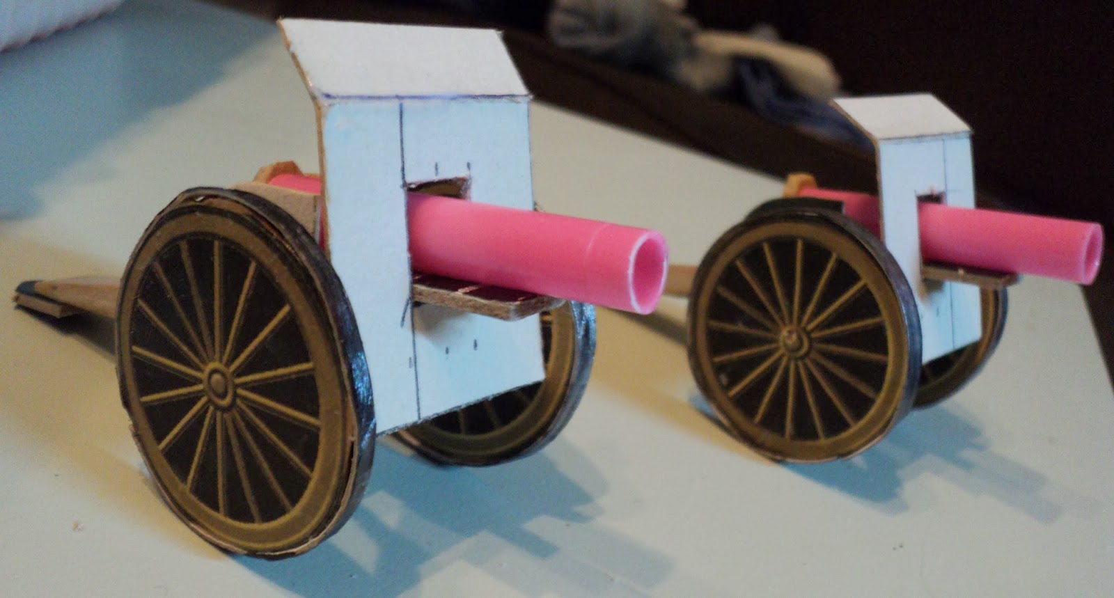 Archduke Piccolo: Cardboard Guns...