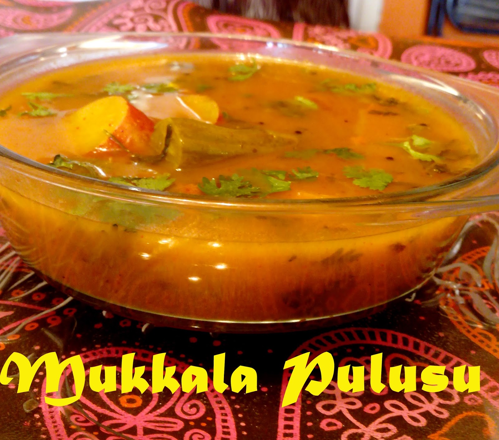 Mukkala Pulusu / Dappalam / Mixed Vegetable Stew