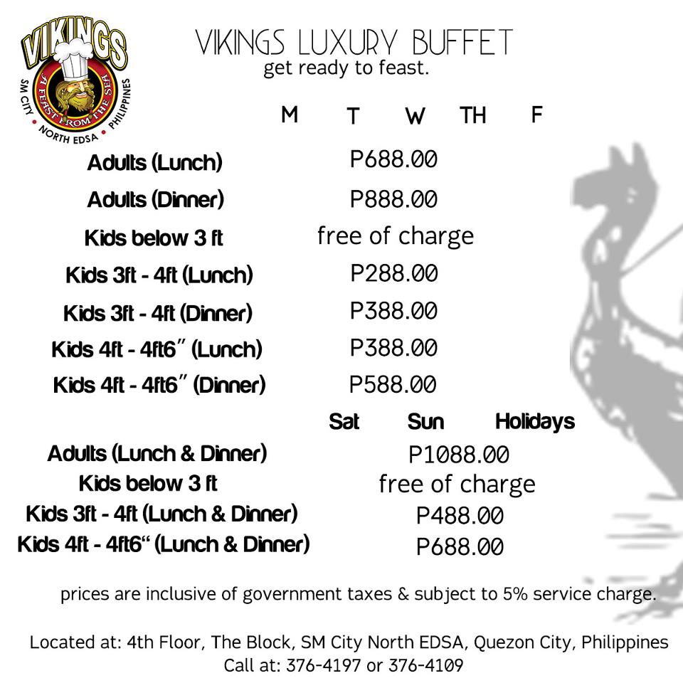 Vikings Marikina and North Edsa (Review): Eating like there’s no ...