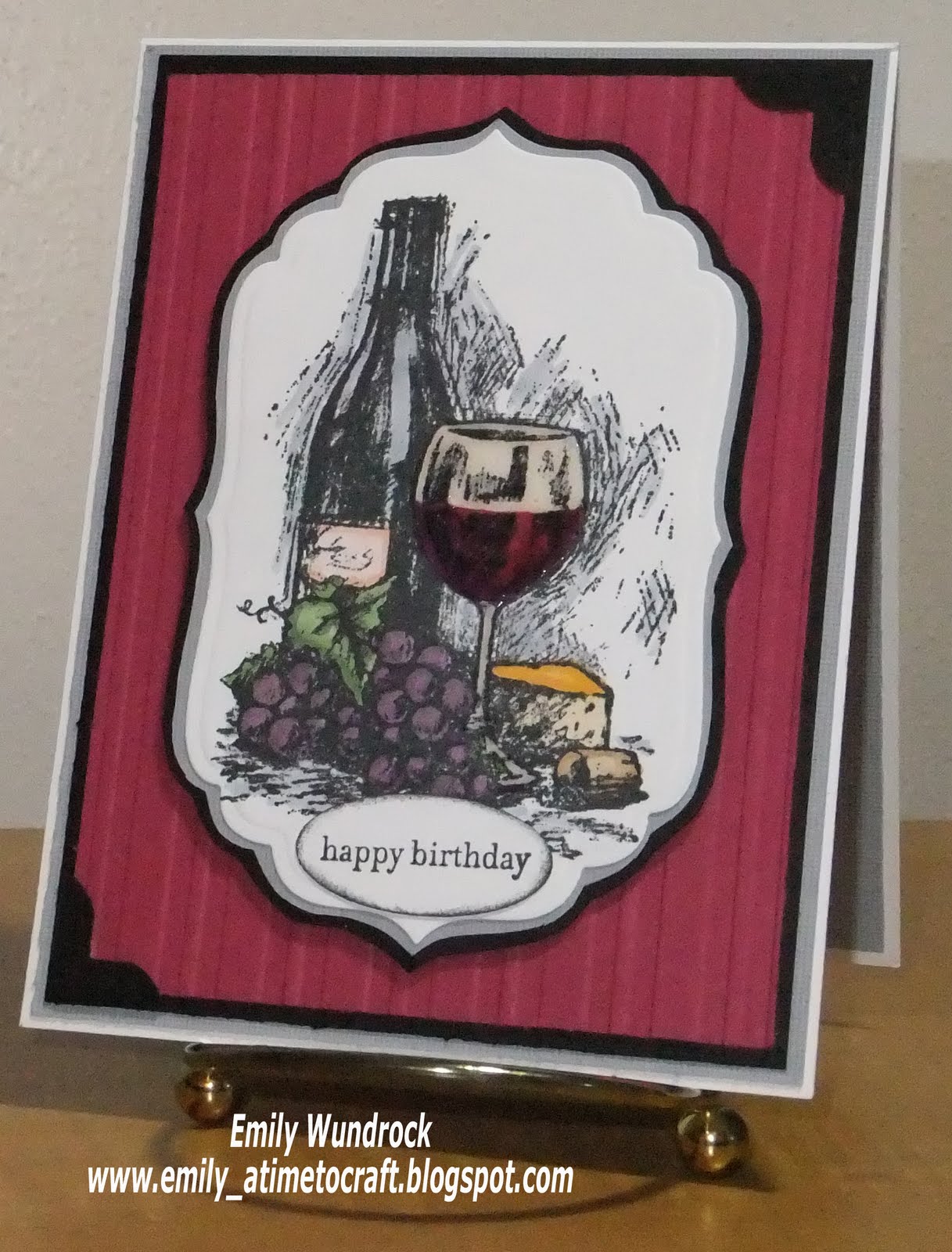 Emily's Expressions: Birthday Card for friend