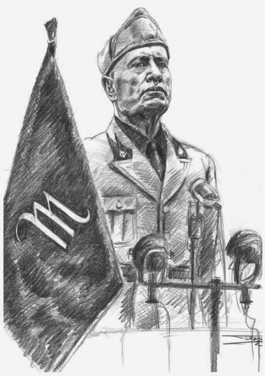 U.N.C. - R.S.I. - MILANO: W IL DUCE