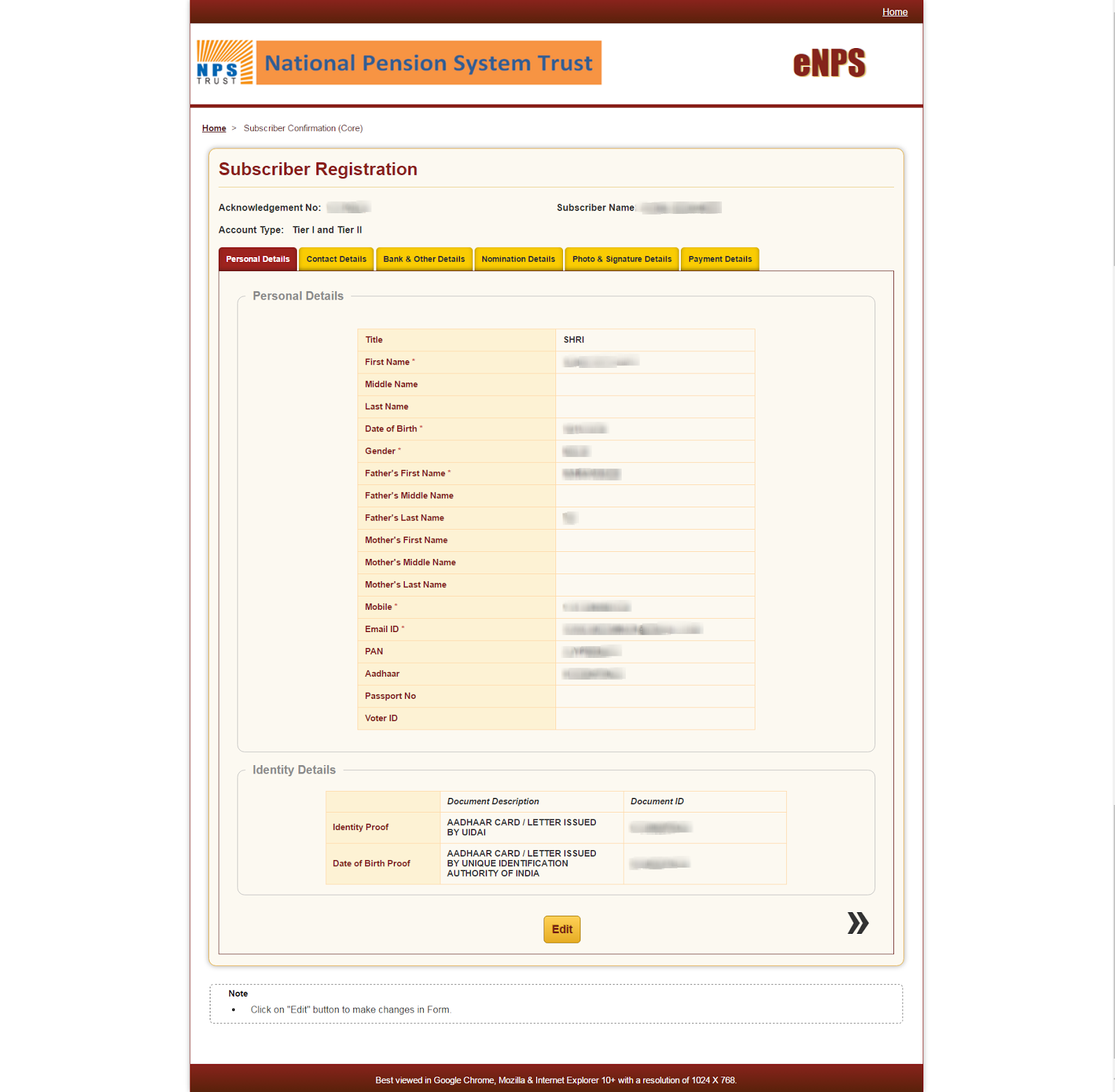 Opening an NPS account online - Step by step guide