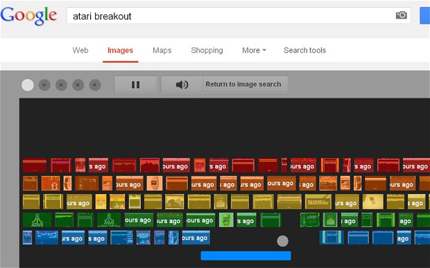 Atari Breakout - Un Easter Egg in Google Immagini