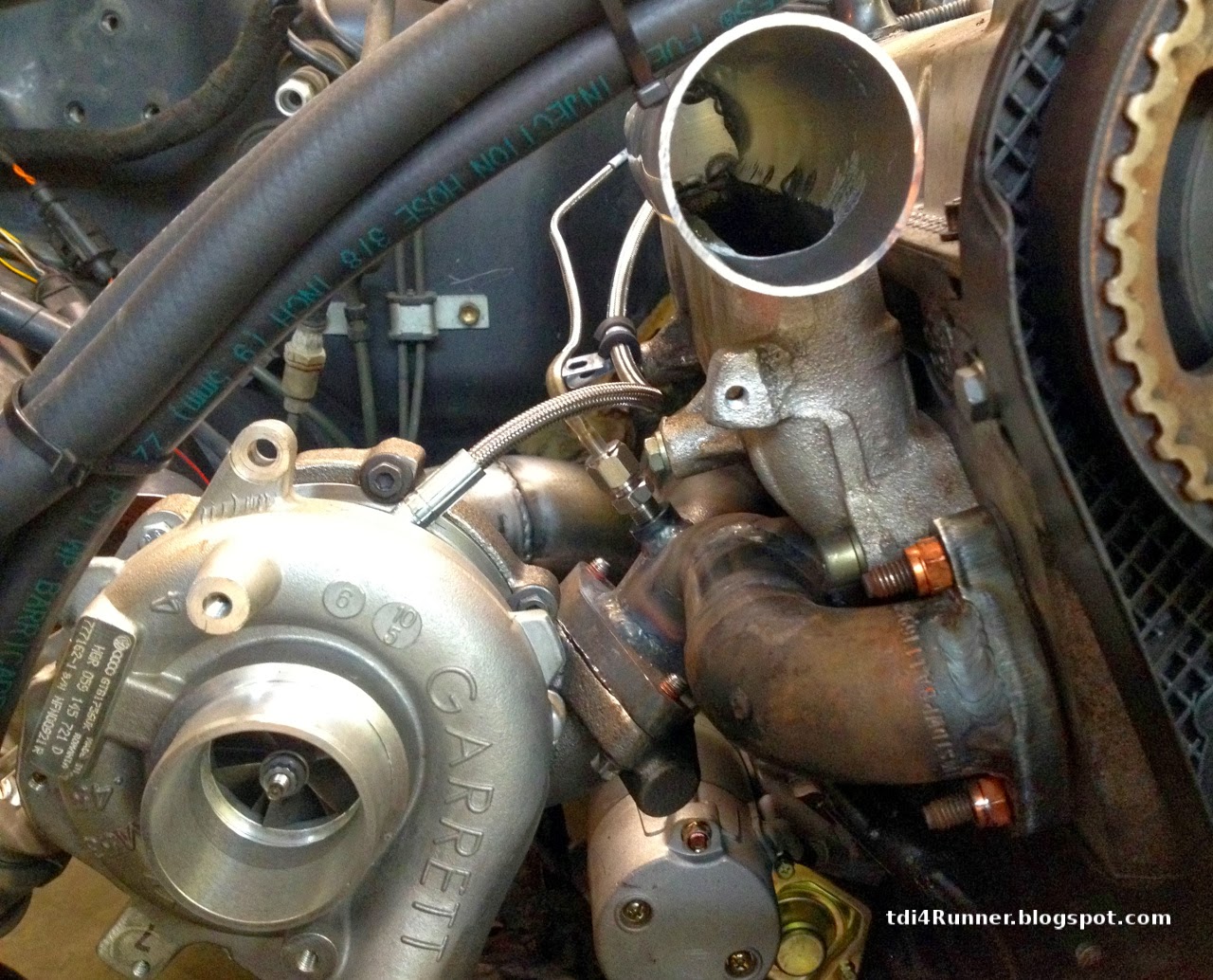 Toyota TDI 4Runner Project - Diesel Conversion: Intercooler Charge Pipe ...