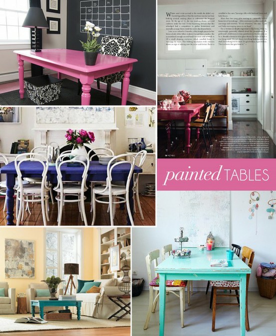 My Aesthetica: Colored tables