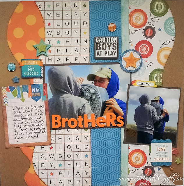 MightyCrafty: A Whole Bunch of Boy Layouts