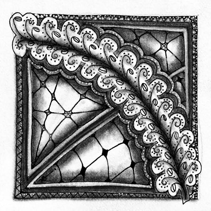 Tickled To Tangle: "It's a String Thing" #194 Tiles