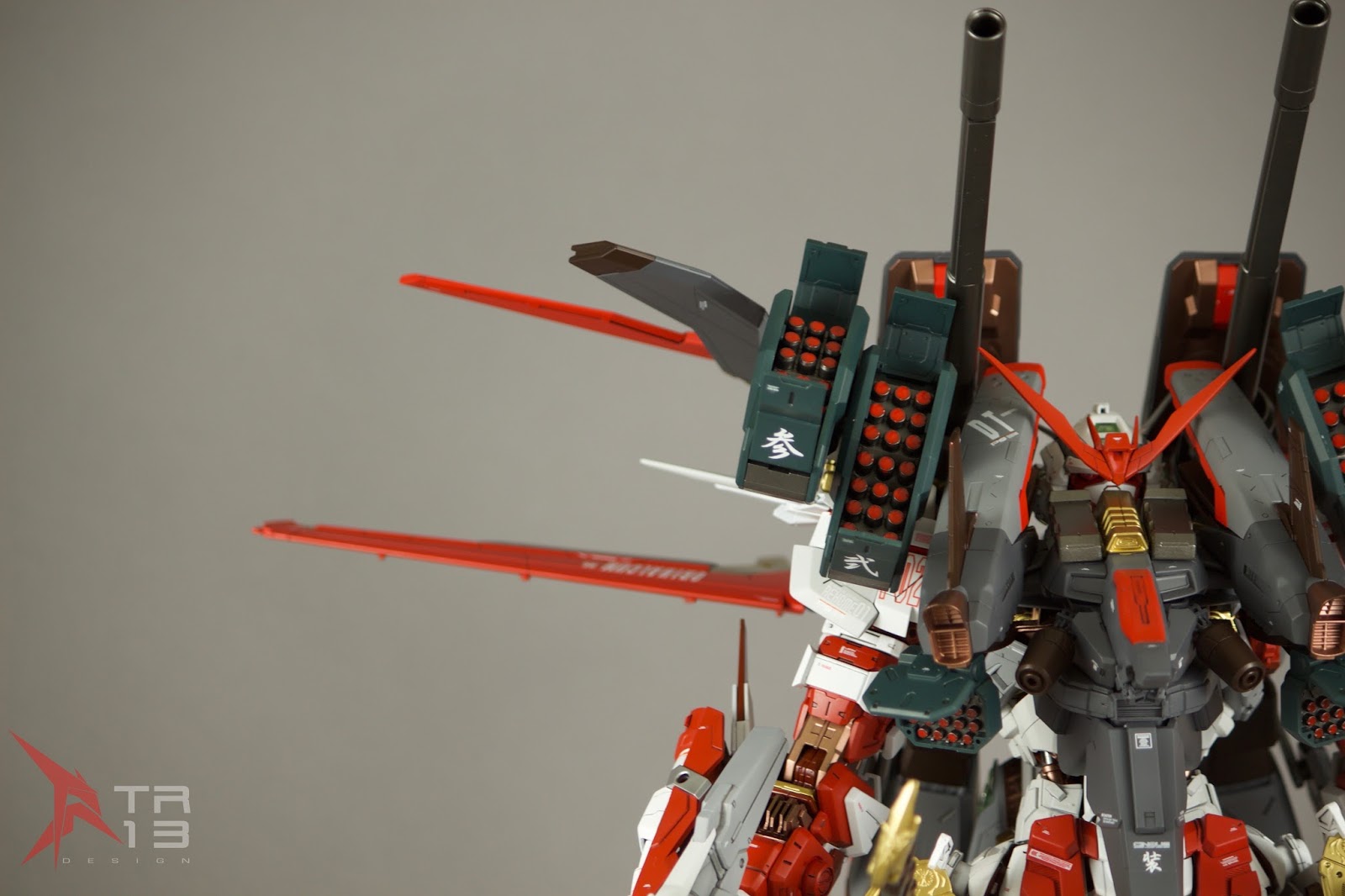 Custom Build: PG 1/60 Gundam Astray Red Frame "Raizen" Full Armour Mode