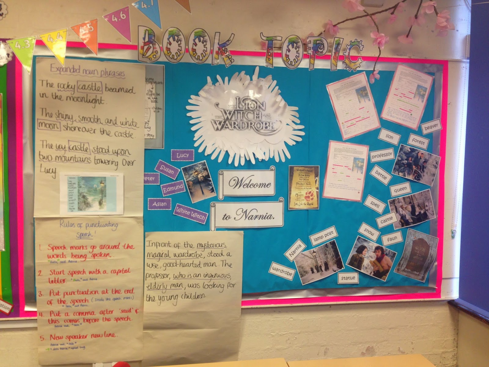 Creative Teaching Displays: The Lion, The Witch and The Wardrobe!