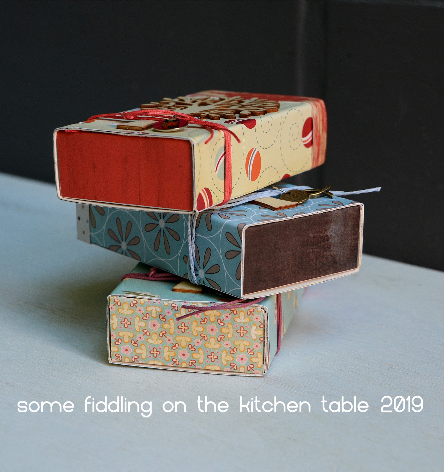 Some fiddling on the kitchen table: Matchbox Art #6