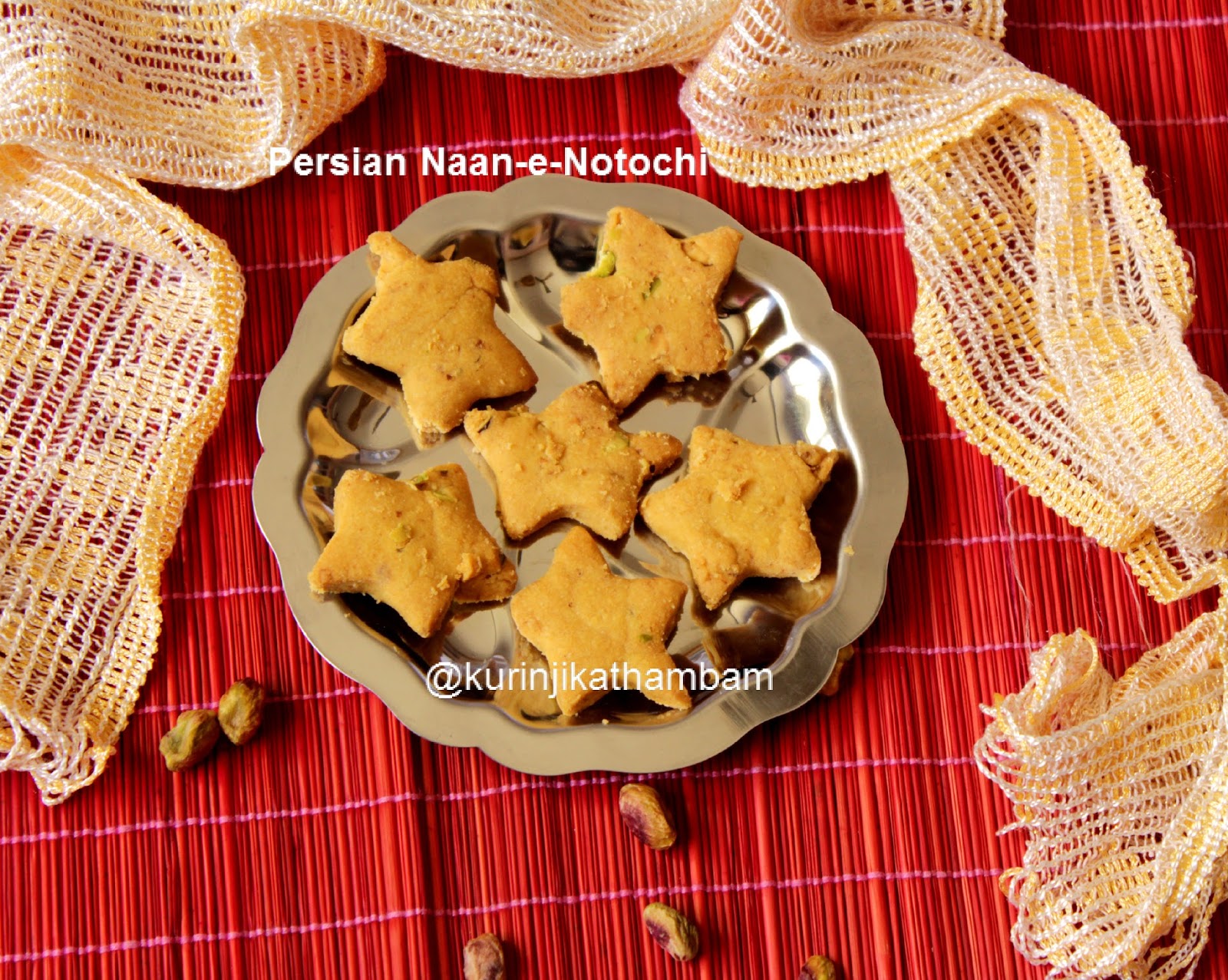 Persian Naan-e-Notochi / Perisan Besan Cookies (Eggless and Butterless ...