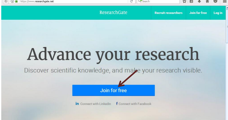 Researchgate : Panduan Praktis Registrasi di Researchgate