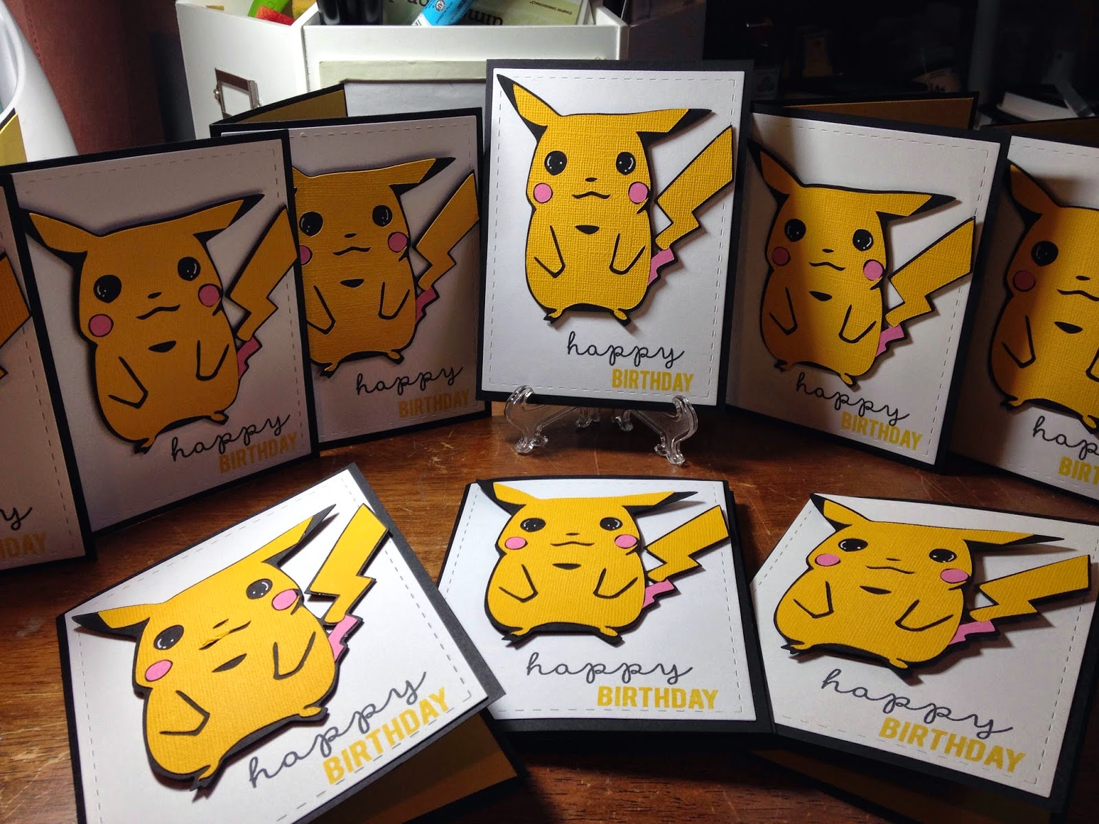 Creations by Kathleen K.: Pokemon Birthday Card