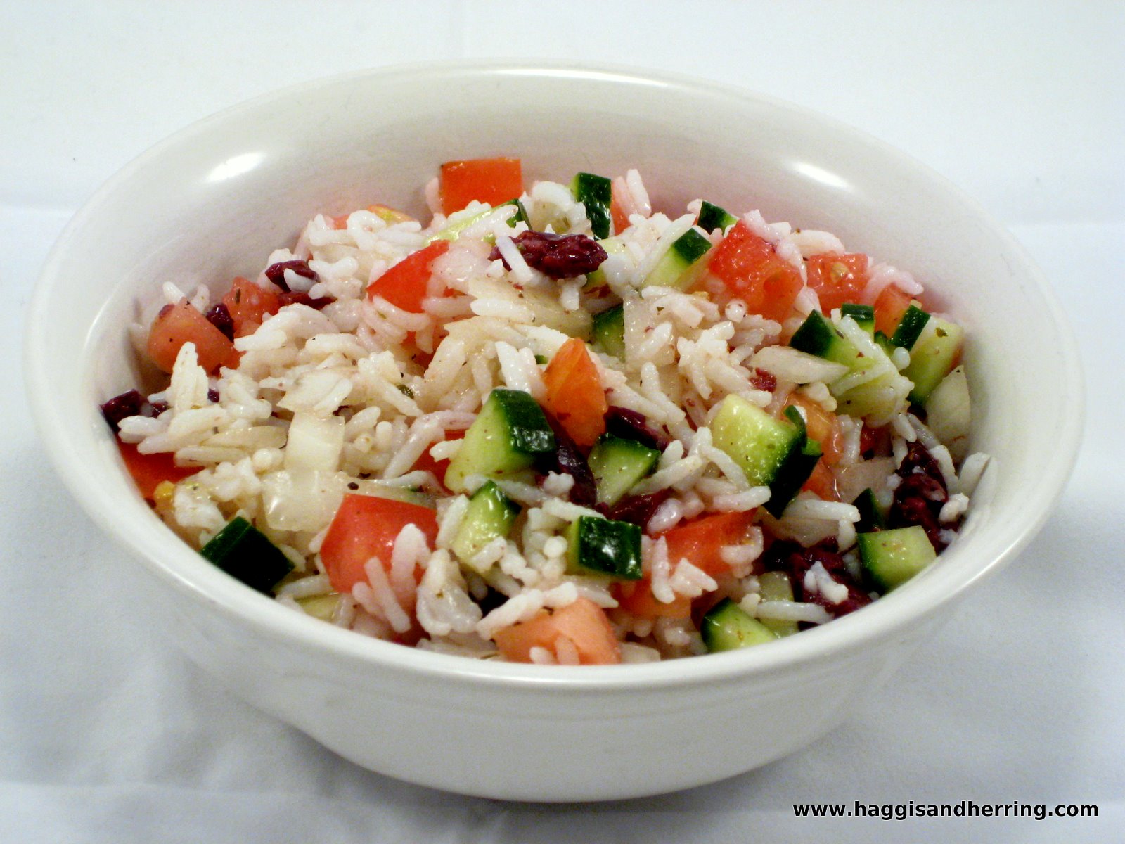 Recipes by the Haggis and the Herring: Rice Salad from Leftovers