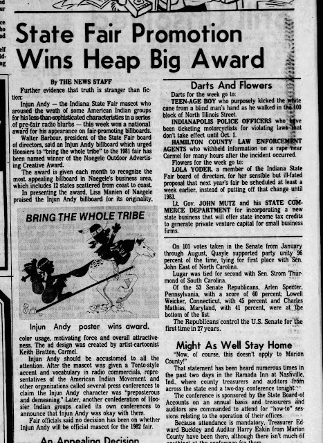 1981 Injun Andy advertising campaign wins award