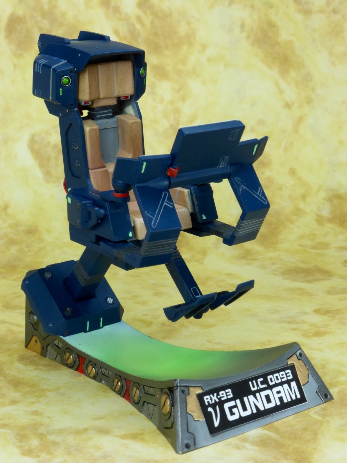 GUNDAM GUY: MS Cockpit Series: Nu Gundam Cockpit w/ Amuro Ray - Custom ...