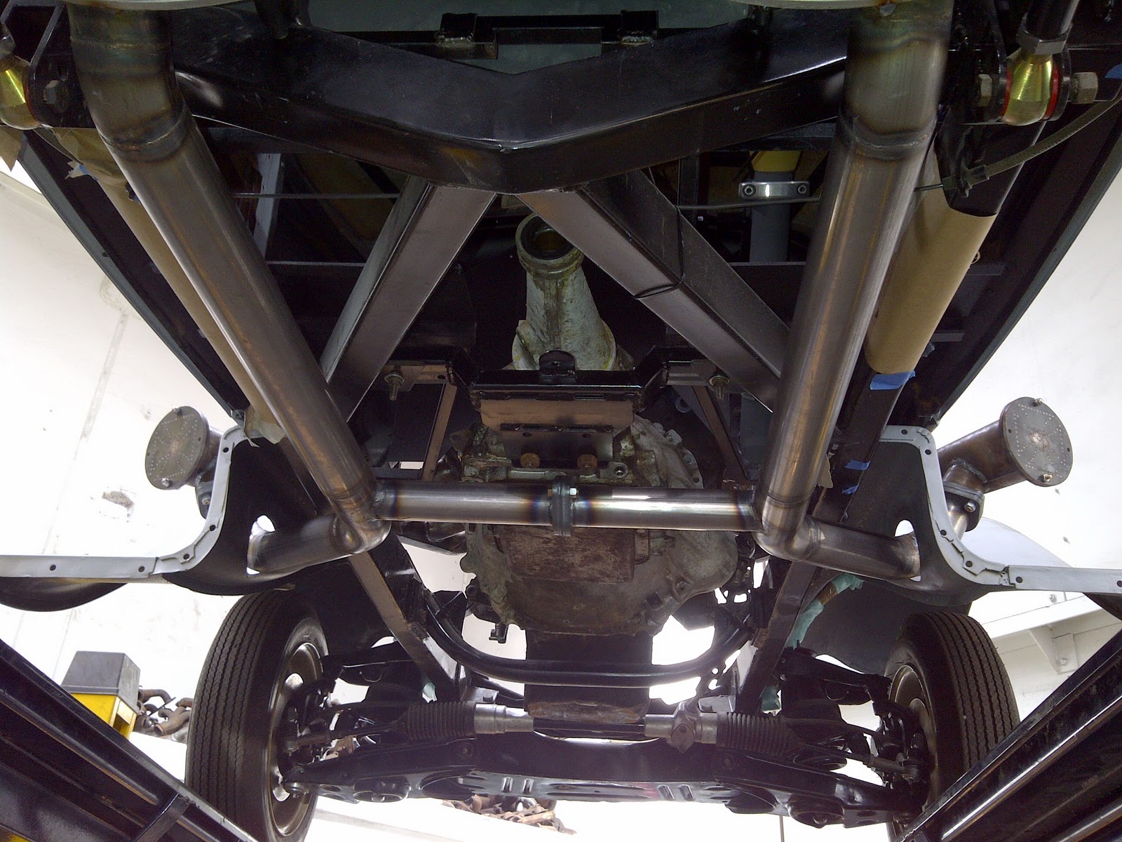 1930 Ford Model A Coupe build up: More exhaust work. 25/09/11