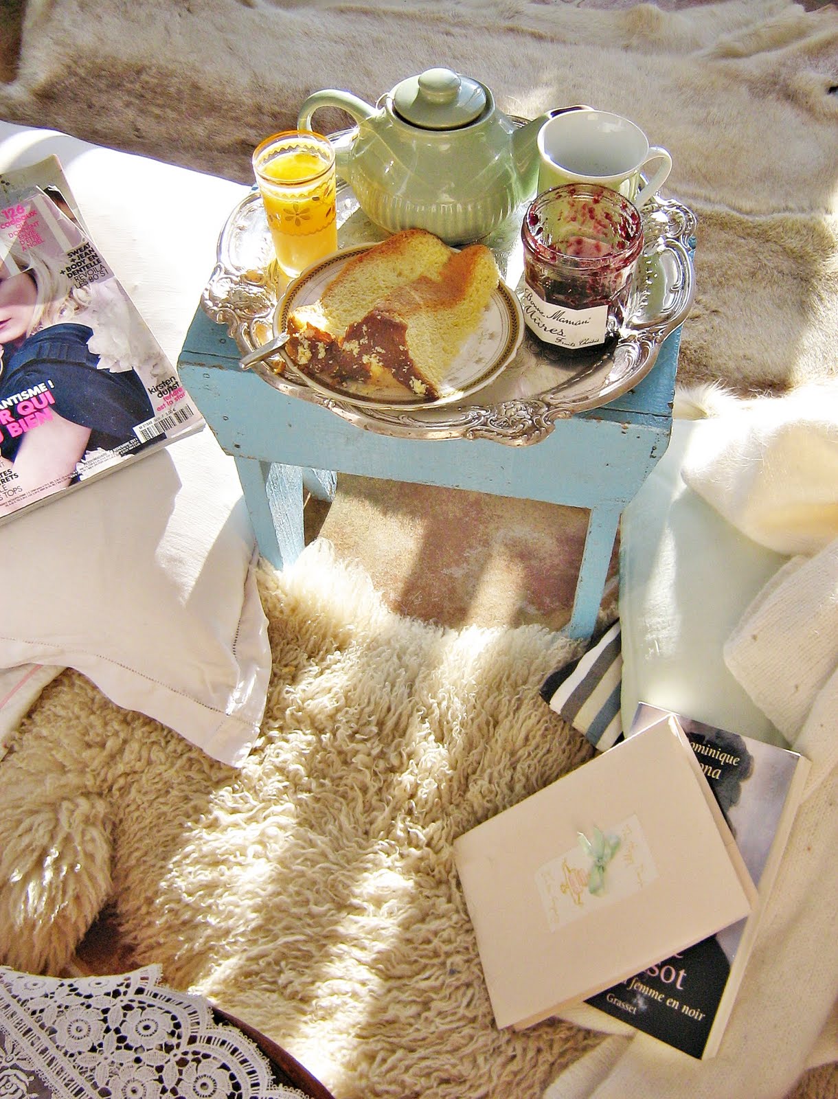 Rustic chic breakfast