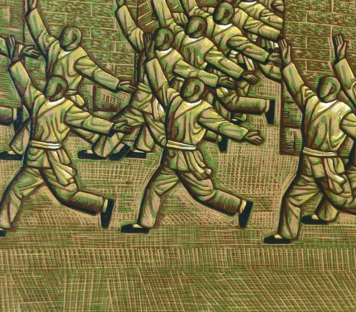 That's Inked Up: Print master of Manly Maneuvers: Zhang Minjie