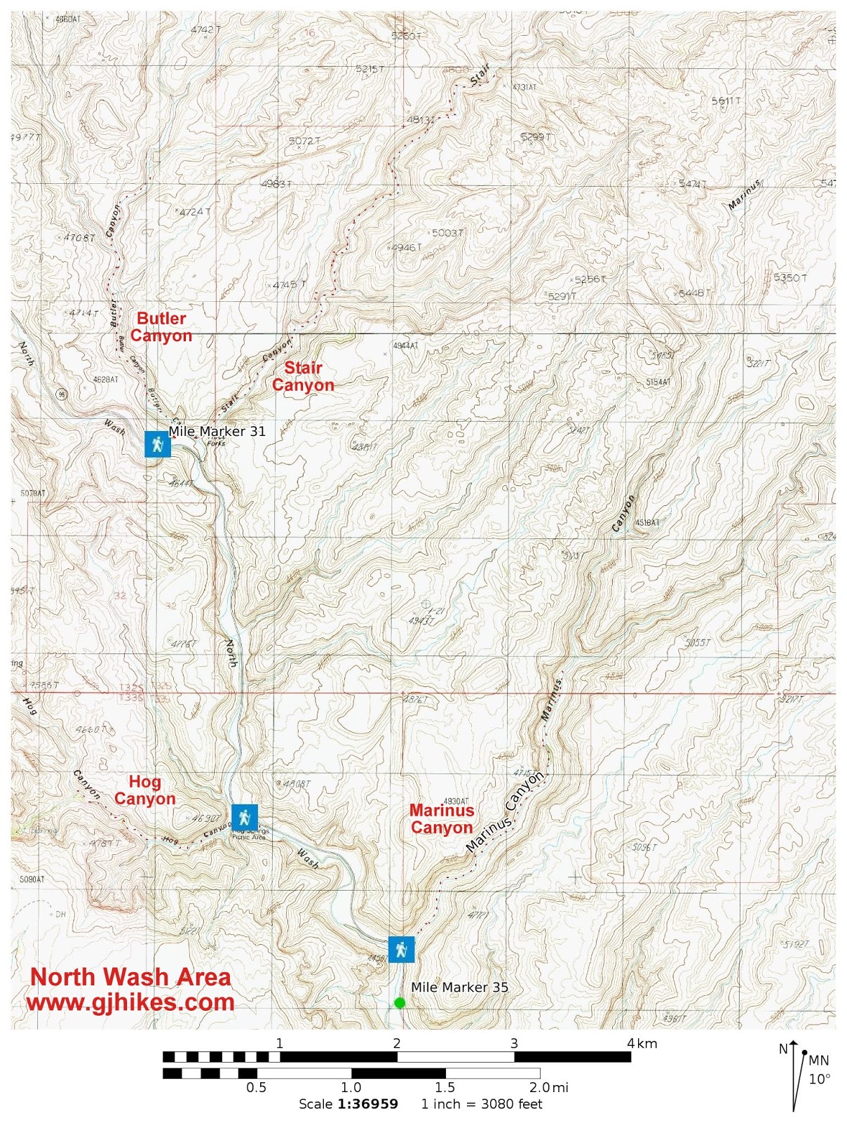 gjhikes.com: Butler Canyon