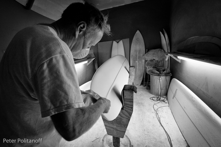 Peter Politanoff: Shaping with Mike Geib; Custom Made Surfboards