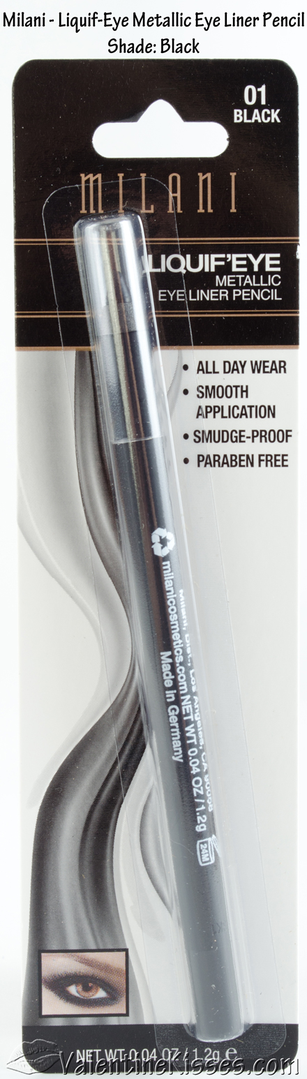 Valentine Kisses: Milani Liquif'Eye Metallic Eye Liners in Black, Brown ...