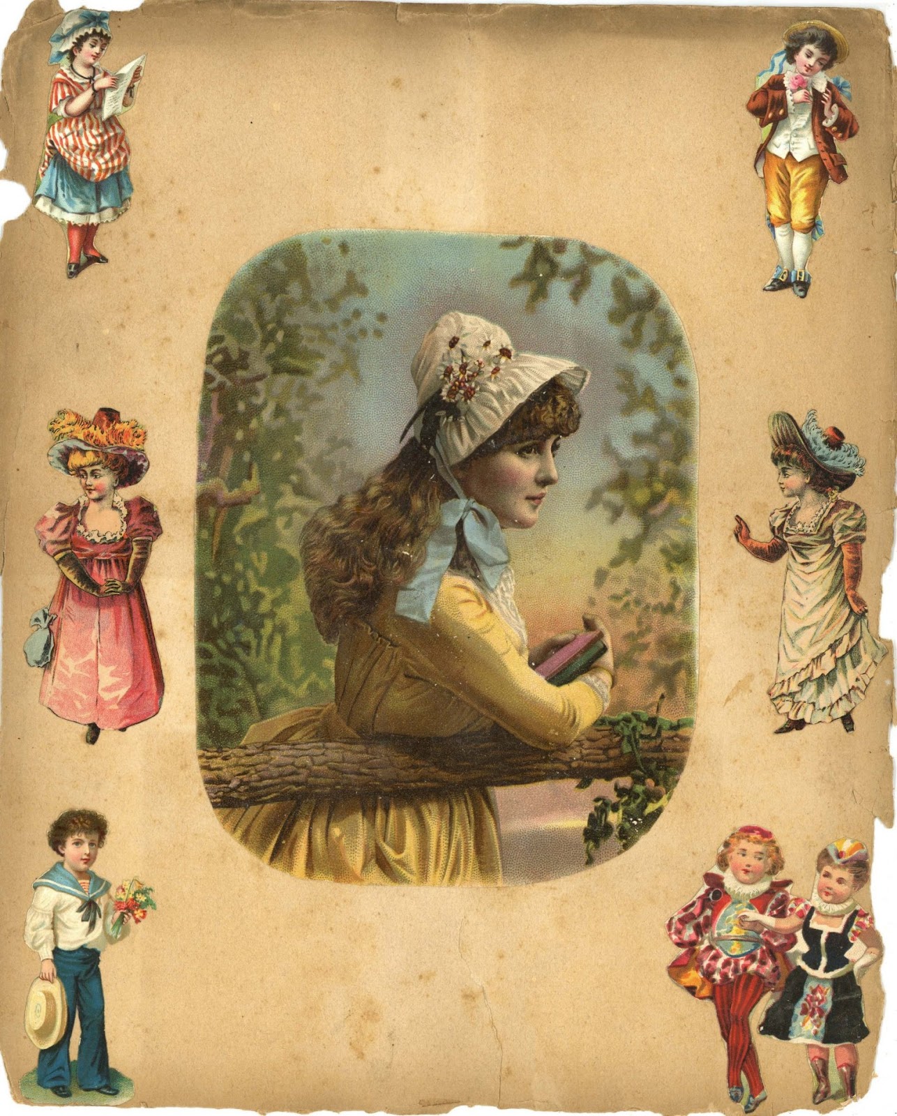 Yesterday’s Papers: Lithographed Trade Cards. A Victorian Scrapbook ...