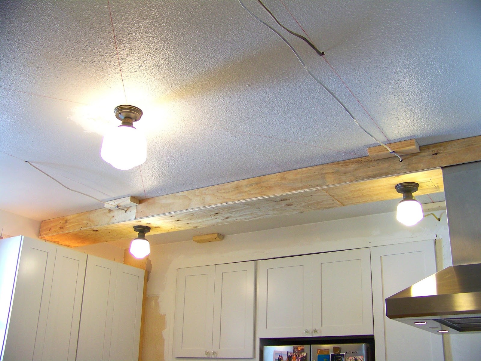 CK and Nate header: Lights, Beams, Ceiling!