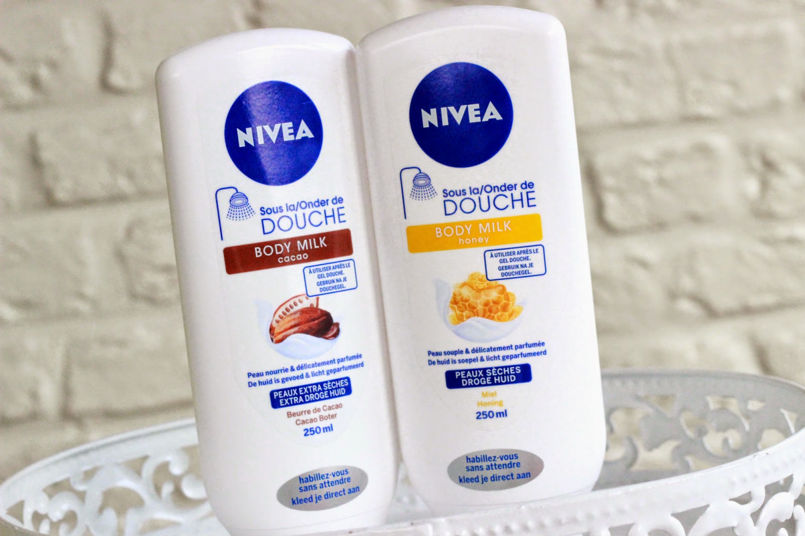 Bodylotion in de douche