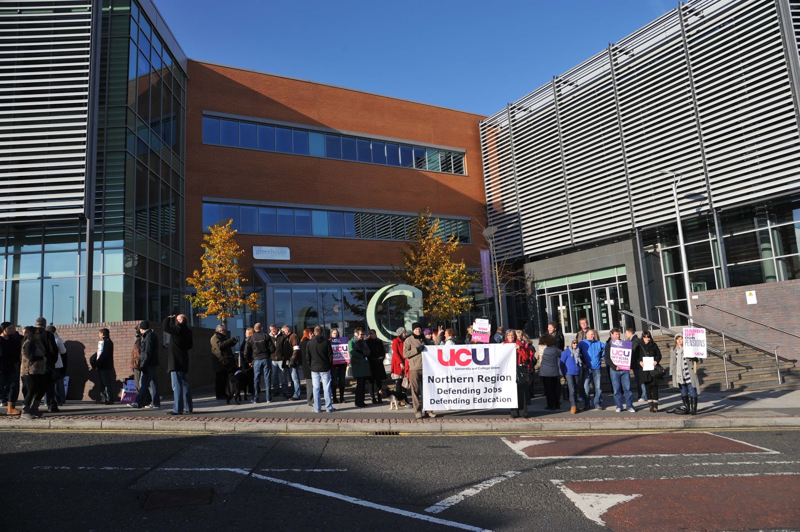 UCU North-East and Cumbria: UCU members at Gateshead College take ...