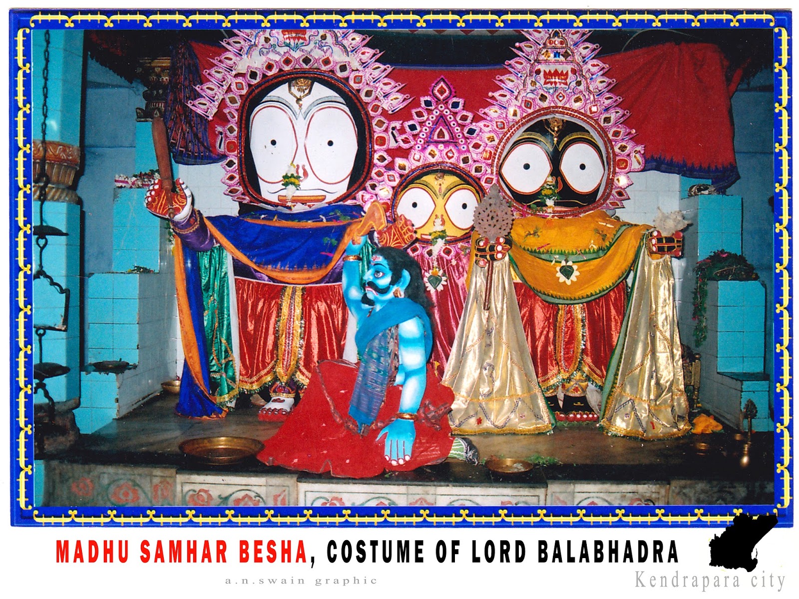 Beshas of Baladev Mahaprabhu at Tulasi Khetra Kendrapara