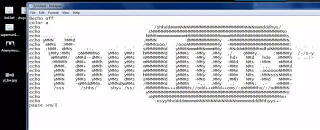 How to make awesome design in cmd.