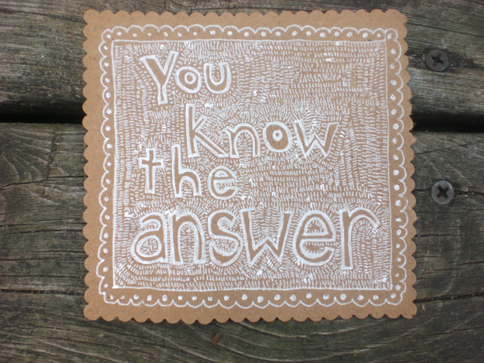 Warrior Girl- Rowena Murillo: You Know The Answer