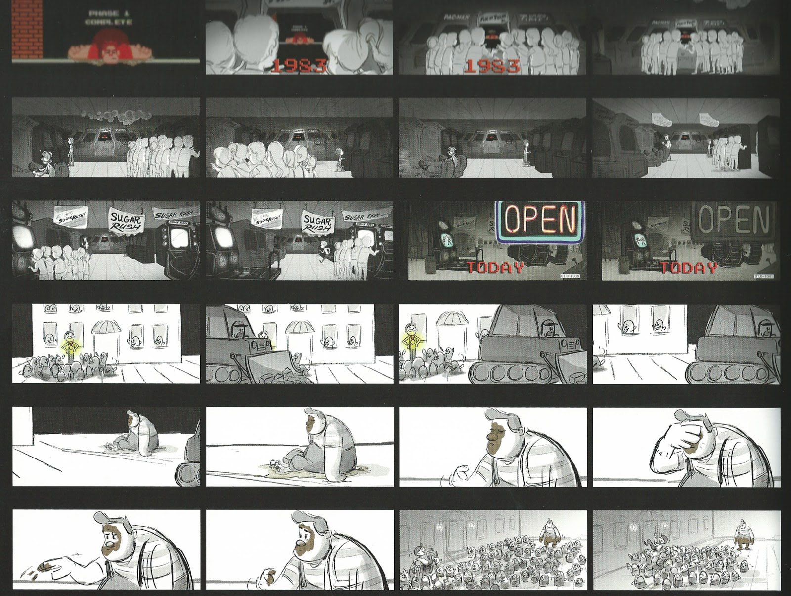 Living Lines Library: Wreck-It Ralph (2012) - Storyboards