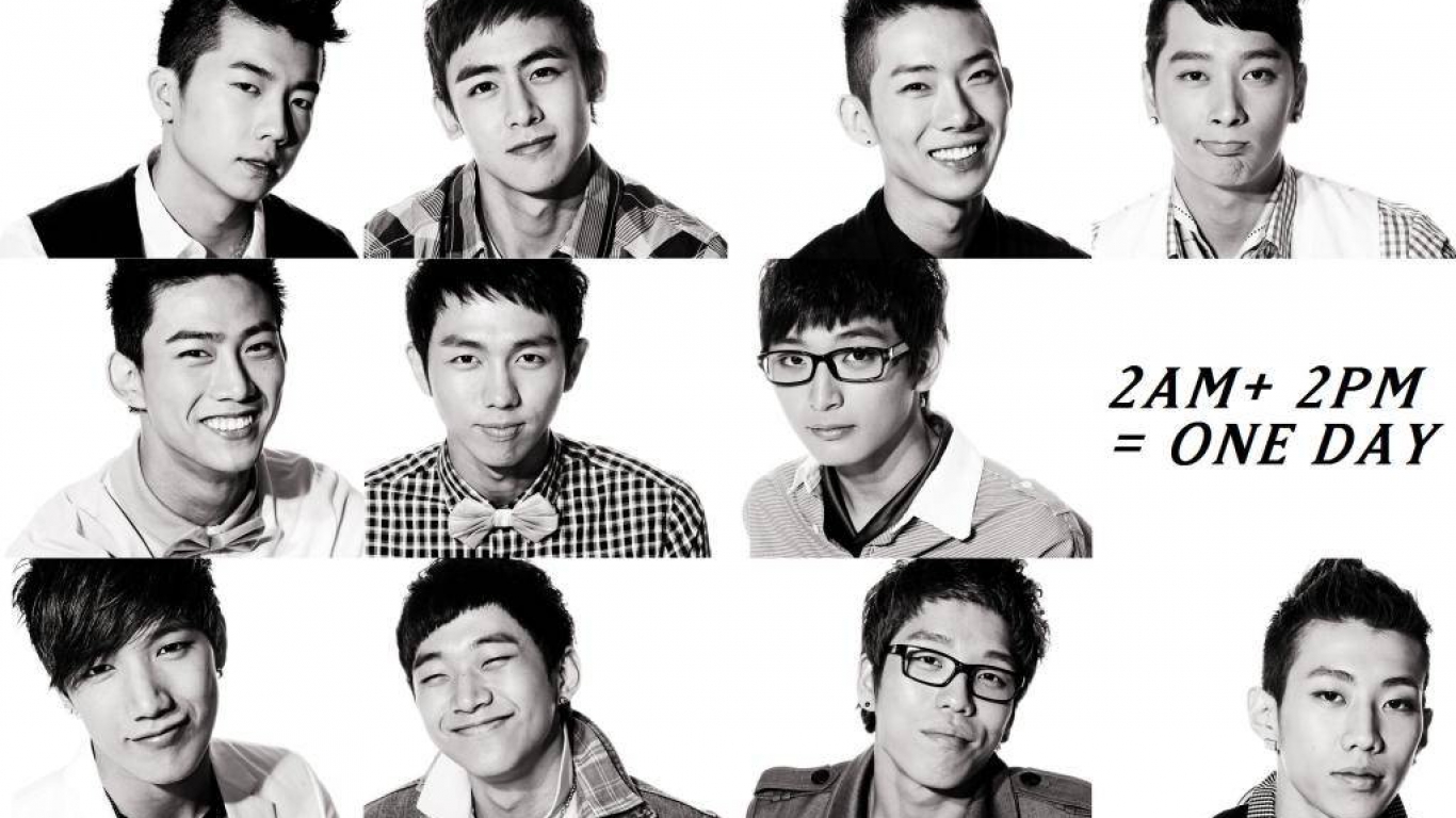 2AM & 2PM - One Day | Okay Wallpaper