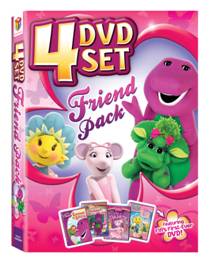 WIN - Barney Friend Pack 4 DVD Set For Easter | Happy Mothers Day