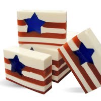 Making Scentz (aka Homemade Bath Products): MP Soap: Flag Loaf Soap