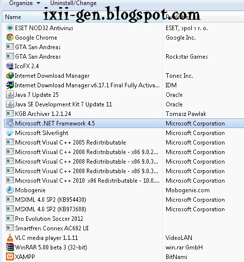 Cara Cek Versi Netframework