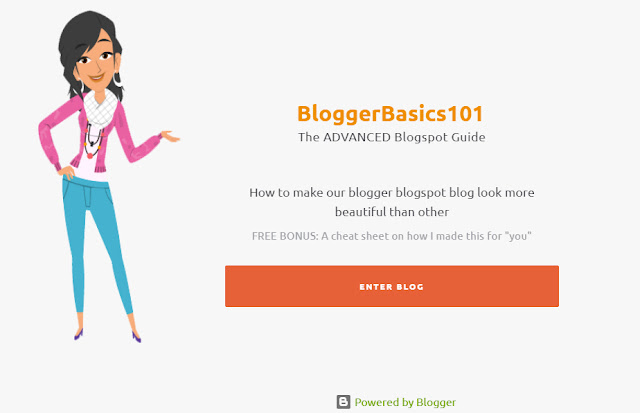 Create Real Homepage for Blogger Blog | BloggerBasics101