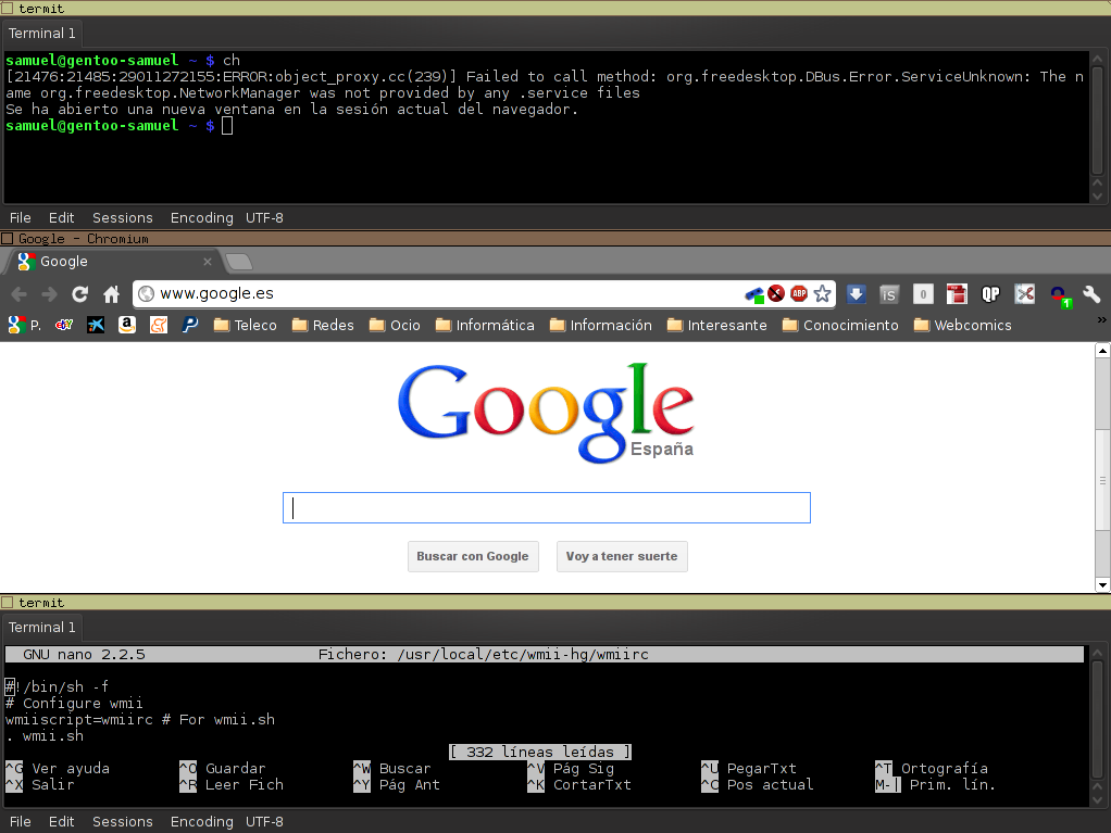 La cuarquería: wmii: Introducción e instalación (I)