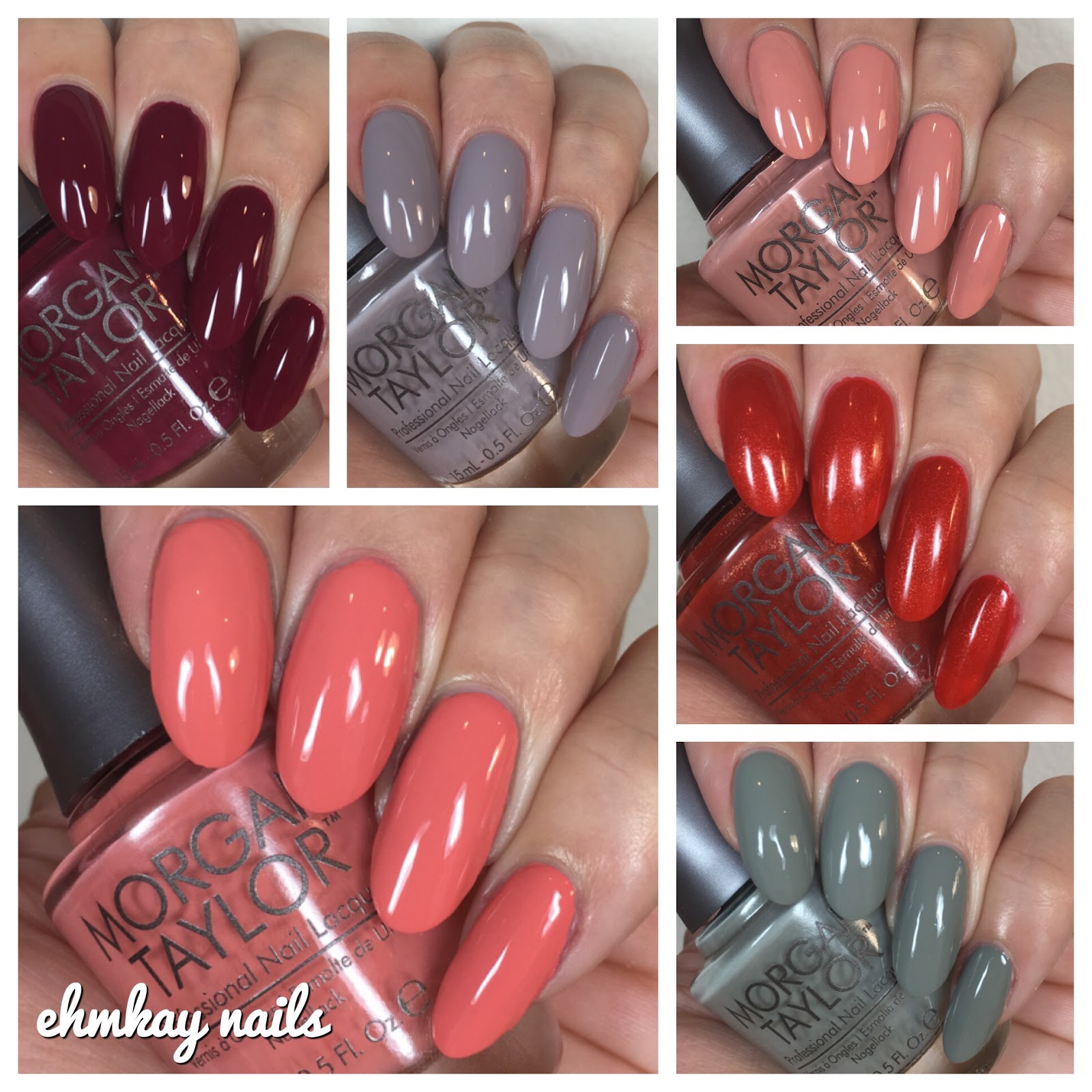 ehmkay nails: Morgan Taylor Sweetheart Squadron for Fall 2016, Swatches ...