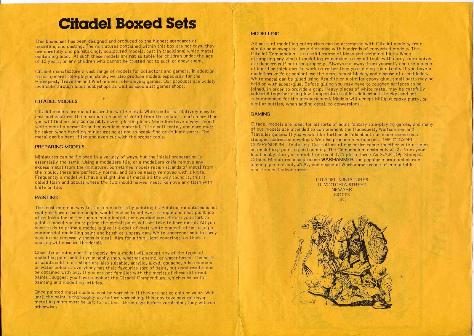 Eldritch Epistles: Citadel box set scenarios: useful Oldhammer inspiration