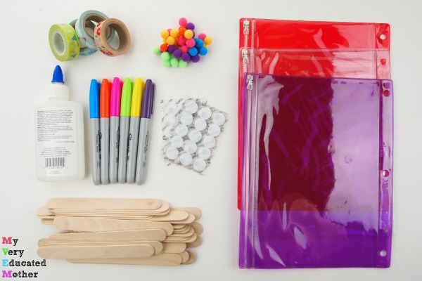 Seven Busy Bags to Make in an Afternoon Using Craft Sticks