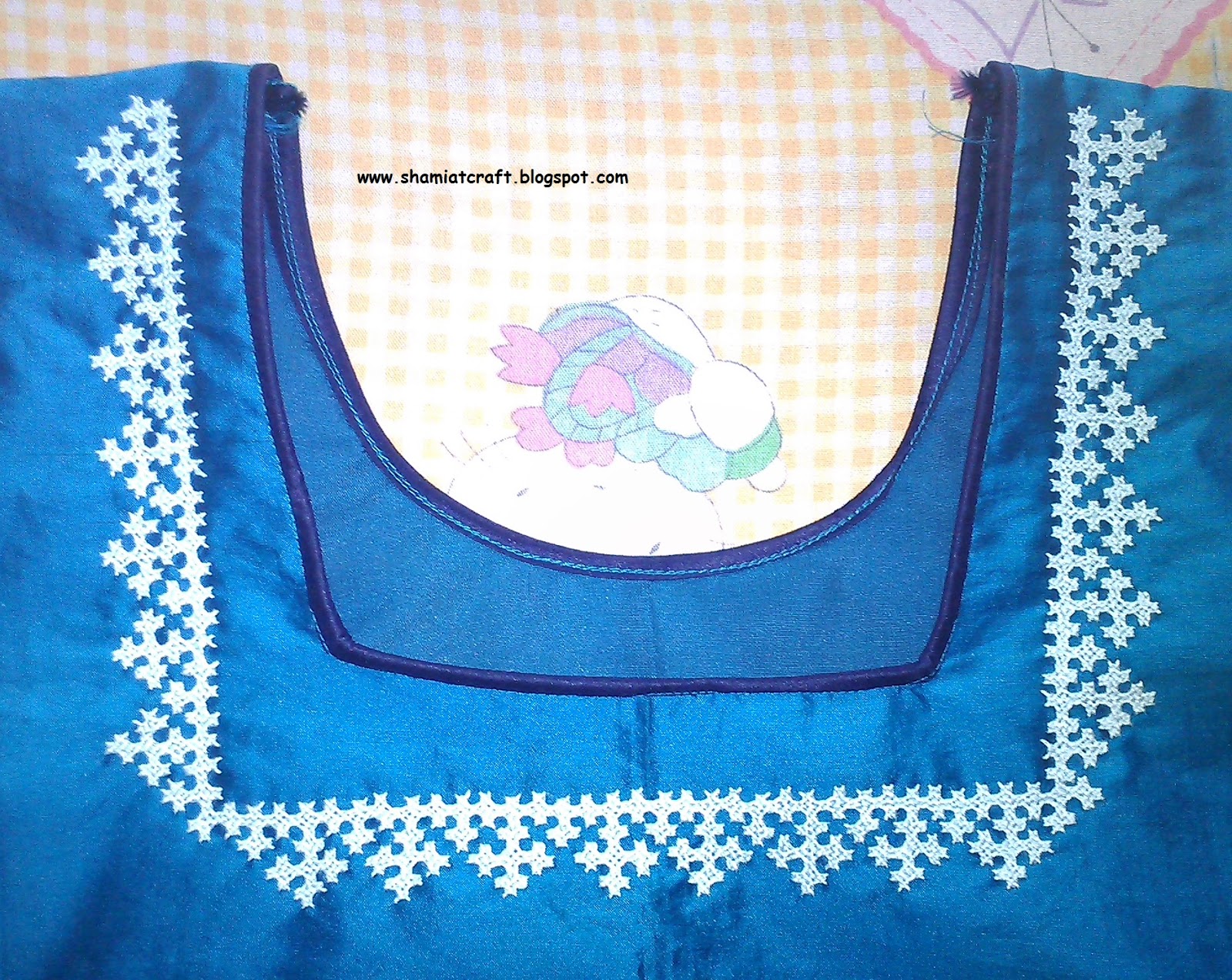 MY CRAFT WORKS: Kutch work Neck design