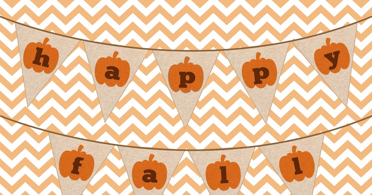 Lilly Ashley: Freebie Fall Banner Printable