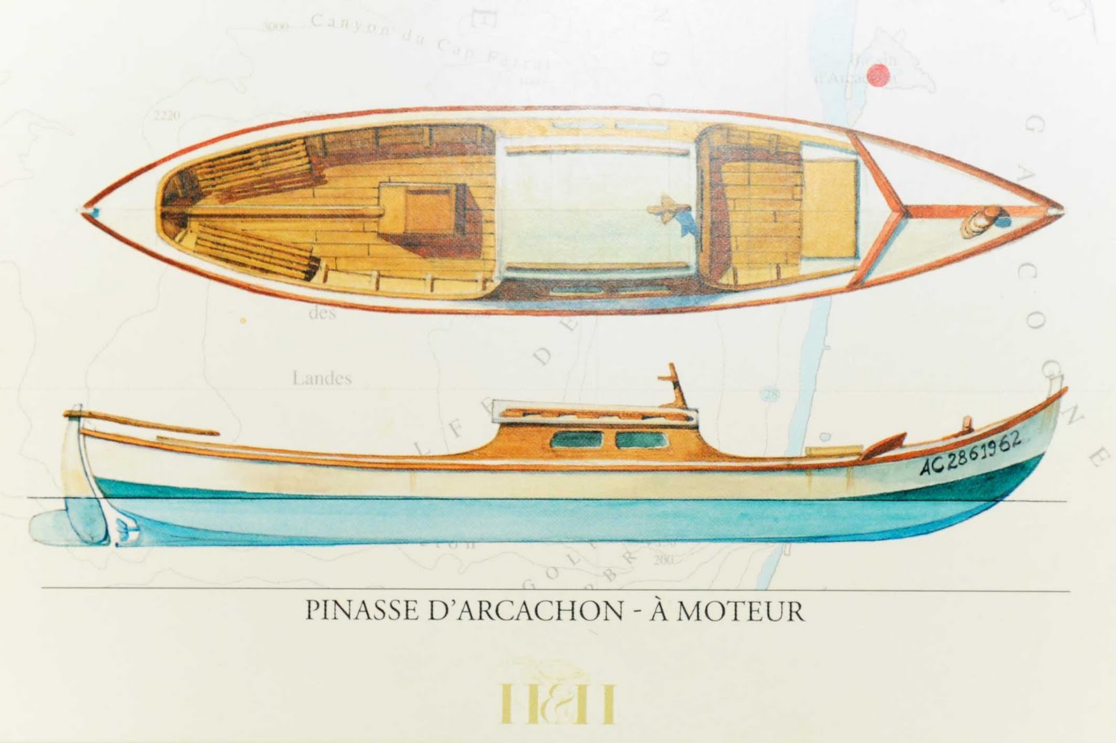 Archives maritimes: La pinasse du Bassin d'Arcachon