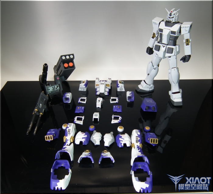 GUNDAM GUY: MG 1/100 FA 78-1B Gundam Full Armor Type-B - Customized Build