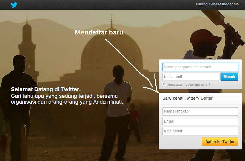 Cara membuat Account twitter Baru - Portal Informasi
