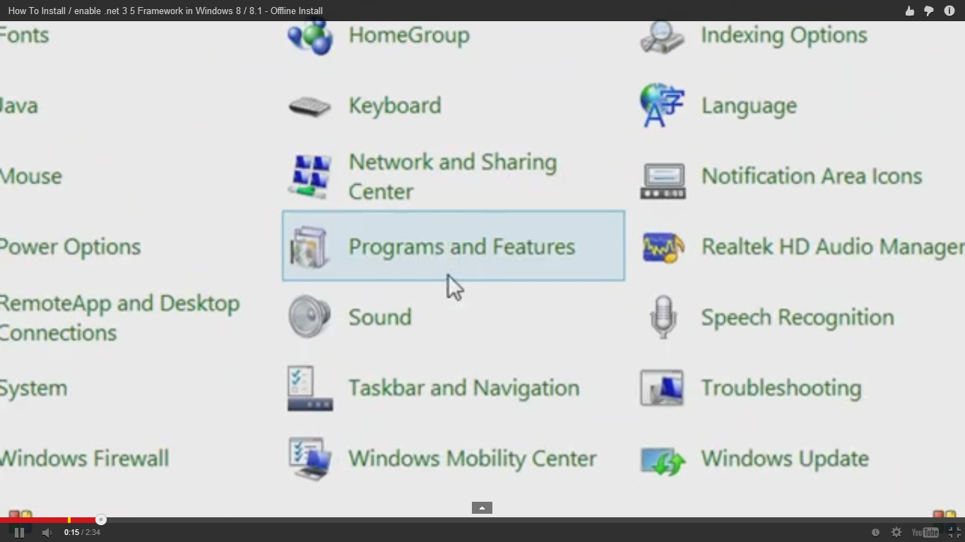 How To Install / enable .net 3 5 Framework in Windows 8 / 8.1 - Offline ... How To Install / enable .net 3 5 Framework in Windows 8 / 8.1 - Offline ...