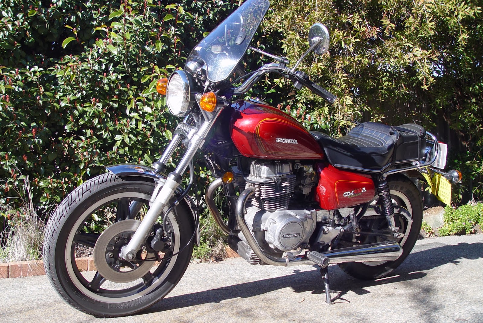 Beyond The Blue Horizon: The Honda CM400A had a makeover.